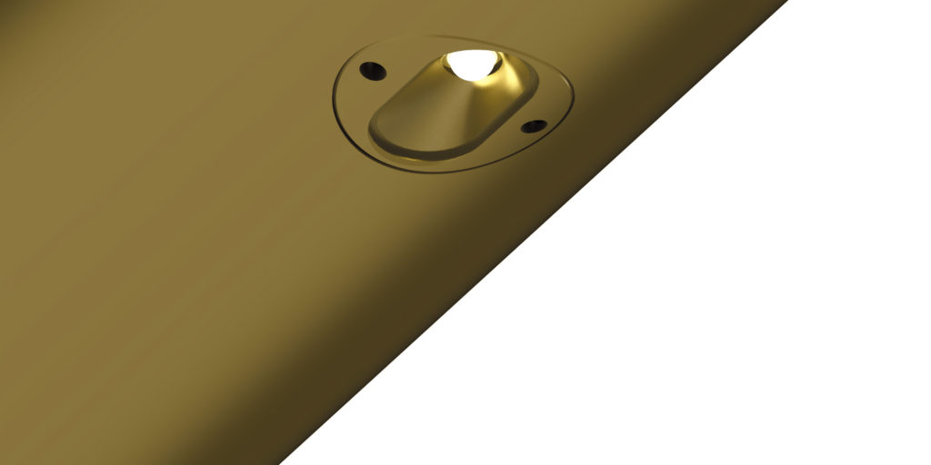 LED PUCK SNAP BRASS Intégration dans le mobilier urbain